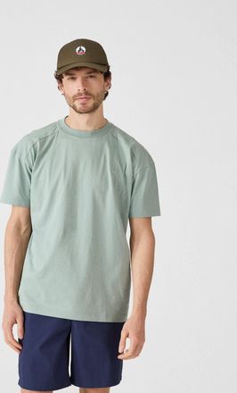 Jott T-shirt col rond en coton Vert min&eacute;ral Narong - Taille XXL