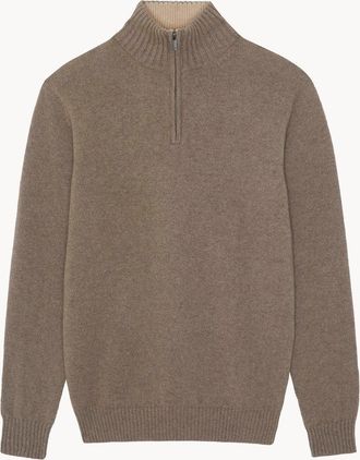 Kujten Pull cachemire homme col camionneur, 4 fils - Pull Greg