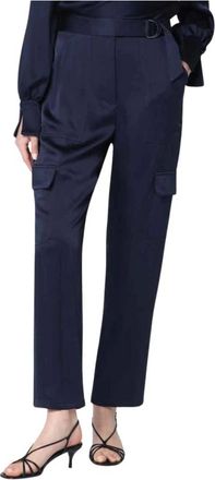 SIMKHAI Femme, Pantalons, Bleu, Taille: 42 FR Chinos