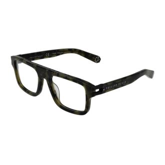 Philipp Plein Gr&uuml;ne Quadratische Titanoptische Rahmen - - Accessories - Herren - Schwarzk - ONE SIZE
