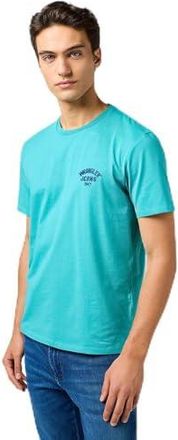 Wrangler T-Shirt avec Petit Logo pour Homme, Latigo Bay, L