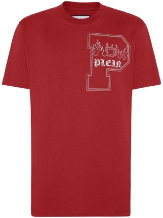 Philipp Plein t-shirt SS Tattoo &agrave; logo - Rouge