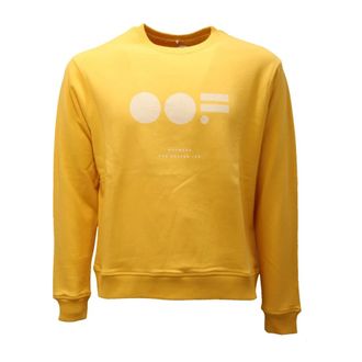 OOF Wear Homme, Sweatshirts et sweats à capuche, Jaune, Taille: XL SweaT-shirt Jaune en Coton Modèle Garzato
