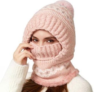 Generic Chapeau dhiver pour Femme - Doux, Coupe-Vent, Confortable | Bonnet de Neige Chaud de Style Moderne | Sports dhiver Randonn&eacute;e Activit&eacute;s de Plein air po