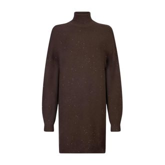 Liu Jo Maglia DV Strass - - Dresses - Damen - Braun - XS