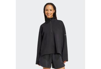 adidas Sweatjacke SOFT LUX, REISSVERSCHLUSS BIS ZUR BRUST