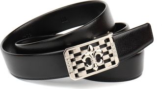 Anthoni Crown Damen Lederg&uuml;rtel G&uuml;rtel, Schwarz, 100