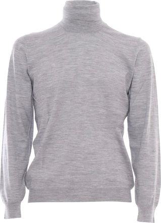 Fedeli Homme, Pulls, Gris, Taille: XL Pull &agrave; Col Roul&eacute;