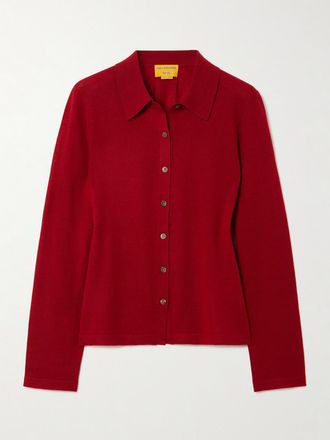 Guest In Residence Cardigan En Cachemire Elle - Rouge