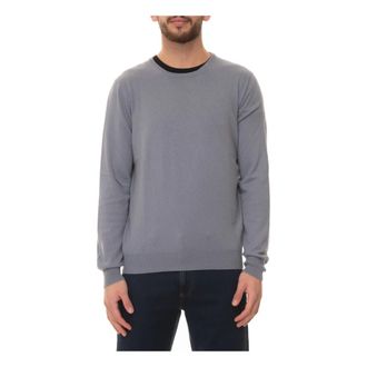 Gran Sasso Homme, Pulls, Bleu, Taille: M Pull Slim Fit en Laine