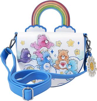 Loungefly Care Bears Rainbow Handle Crossbody Bag