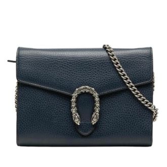 Gucci Sac bandouli&egrave;re vintage Pre-owned - Femme - Pre-owned - Bleu - Taille: ONE Size
