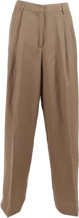Fabiana Filippi Femme, Pantalons, Brun, Taille: 38 FR Wide Pantalons