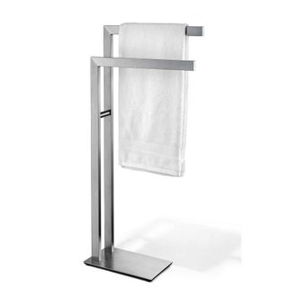 Zack 40377 LINEA Handtuchst&auml;nder, Edelstahl matt, 80.0 x 15.0 x 38.5 cm