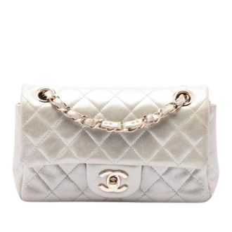 Chanel Pre-owned Mini Classic Flap - - Pre-owned - Damen - Grau - ONE SIZE
