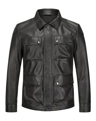 Milestone Leder-Fieldjacket MSAlexis aus Lammleder in