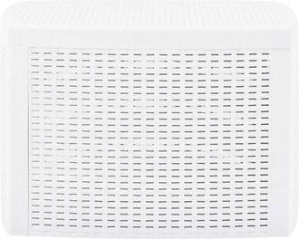 vidaXL Beistelltisch Wei&szlig; 54&times;54&times;36,5 cm Kunststoff Vidaxl