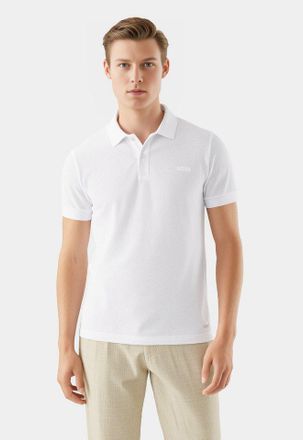 HUGO BOSS Poloshirt Pio mit Kn&ouml;pfen, regular fit, toniges Logo