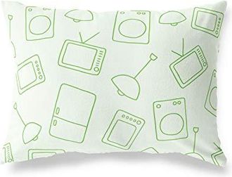 Bonamaison Le Jardin du Lin Kissenbezug Zierkissenbezug Motiv Zufälliges Kissenbezug, Für Bett, Auto, Sofa, Haus, Wohnzimmer, Schlafzimmer, Dekoration, 45x60 Cm 