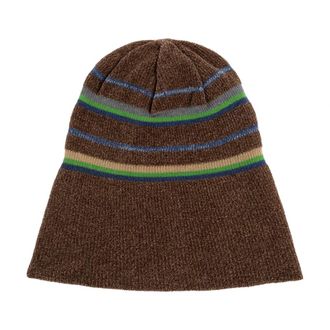 Maison Margiela Gestreifte Beanie - - Accessories - Herren - Braun - M