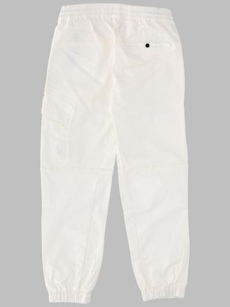 C.P. Company Cotton-Elastane Utility Cargo Trousers - White