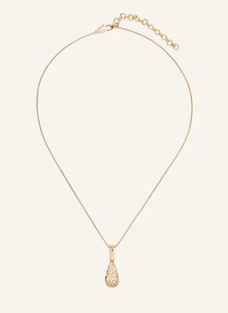 Yoj Yoj Halsketten Petra Pave Pendant Necklace By Glambou gold