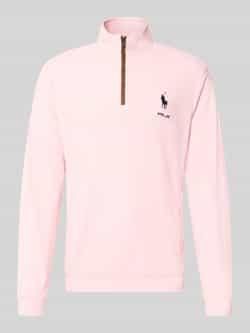 Polo Ralph Lauren Regular Fit Troyer mit kurzem Rei&szlig;verschluss