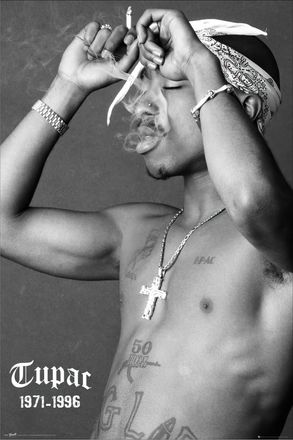 1art1 2pac Poster Gridlockd, Tupac 1971-1996 Plakat | Bild 91x61 cm