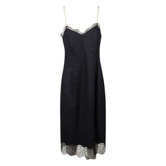 Carven Femme, Robes, Bleu, Taille: 32 FR Lingerie Dress
