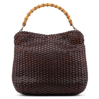 Gucci Pre-owned Cuir sacs-main - Femme - Pre-owned - Brun - Taille: ONE Size