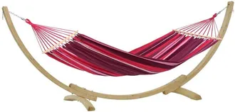 Amazonas Sandals Amazonas Samba Set H&auml;ngematten-Set Fuego mit Fichtenholz-Gestell H&auml;ngematte