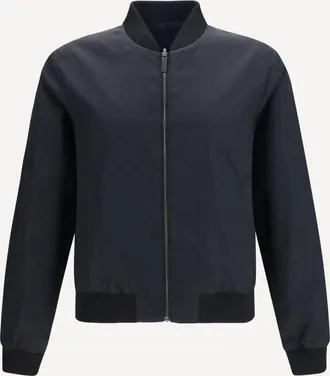 Gucci Reversible zip Jacket in lightweight silk faille Male 48