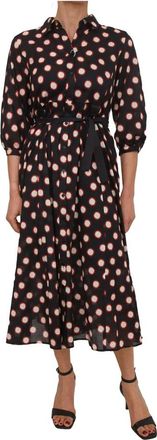 iBlues Femme, Robes, Noir, Taille: 40 FR Abito Nero