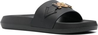 Versace Slipper & Pantoletten - Sandals Black - Gr. 40 (EU) - in Schwarz - für Damen