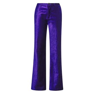 Forte_Forte Weite Hosen - - Trousers - Damen - Lila - XL