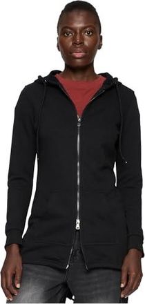 Urban Classics Ladies Sweat Parka Femme Sweat-Shirt zippé à Capuche Noir 3XL