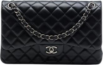 Chanel Sac bandouli&egrave;re classique double rabat Pre-owned - Femme - Pre-owned - Noir - Taille: ONE Size