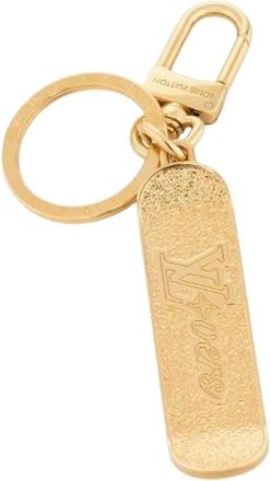 Louis Vuitton Pre-owned LV-Vers Skateboard Charm Key Holder - Femme - Pre-owned - Jaune - Taille: ONE Size