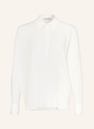 Antonelli Antonelli Firenze Blusenshirt Amaretto Mit Seide weiss