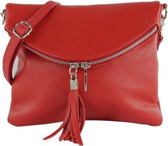 modamoda.de Modamoda de T07L / T139L - Petit sac &agrave; bandouli&egrave;re en cuir pour femme - 2 mod&egrave;les - Fabriqu&eacute; &agrave; la main en Italie, s
