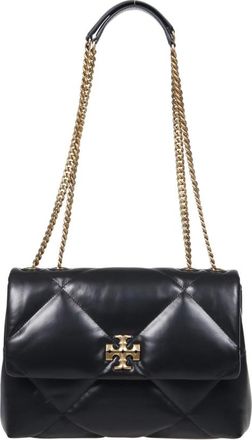 Tory Burch Femme, Sacs, Noir, Taille: ONE Size Kira Diamond Quilt Convertible Shoulder Bag