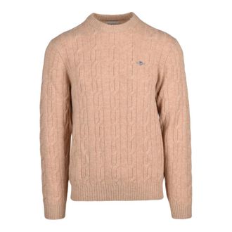 GANT Pullover mit Rundhalsausschnitt - - Knitwear - Herren - Braun - 2XL