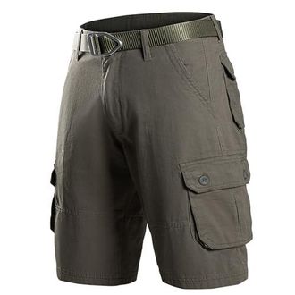 Generic Pantalon cargo pour homme, pantalon de jogging, short d&eacute;t&eacute; avec poches et bouton de poche de sport, 2026, Vert, 31W