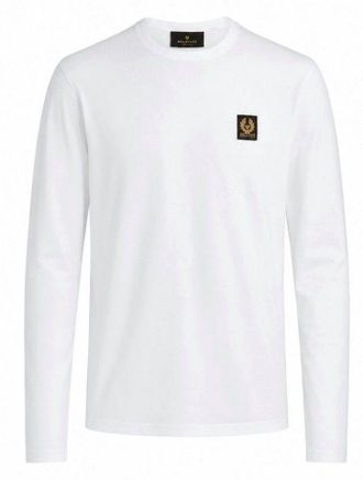 Belstaff Longsleeve T-Shirt London Retro Phoenix Patch Iconic Tee Modern Cut (1-tlg) Ideal f&uuml;r Alltag, Business Casual und Freizeit