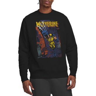 MARVEL Wolverine Backstreet Strike Unisex Sweatshirt, Schwarz, Schwarz, XL