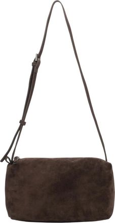 Estro & Luminara Femme, Sacs, Brun, Taille: ONE Size Sac bandouli&egrave;re en velours
