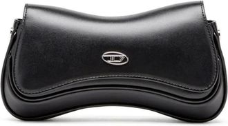 Diesel Femme, Sacs, Noir, Taille: ONE Size D-Stadler Leather Clutch