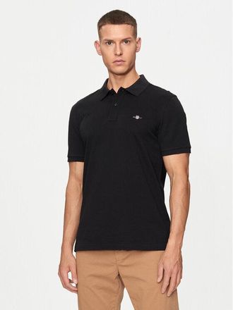 GANT Poloshirt Shield 2220 Schwarz Slim Fit