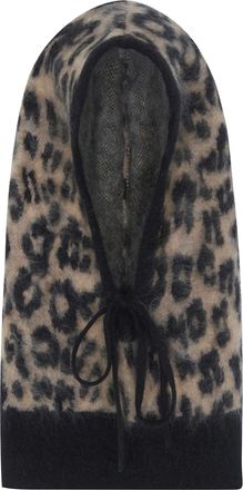 Kujten Cagoule Sybel Fluffly Léopard Cachemire Kujten