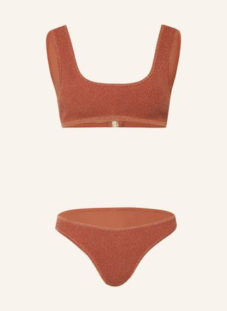 Zimmermann Bustier-Bikini Wylie Mit Glitzergarn braun